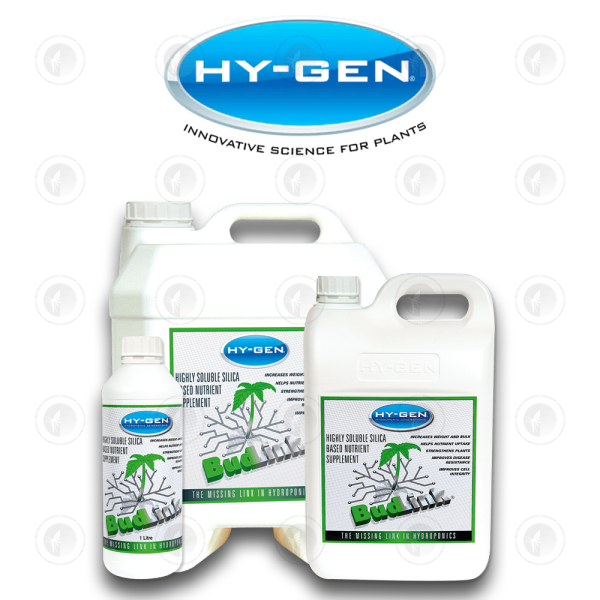 Hy-Gen - Budlink | 1L 2L 5L 20L | Soluble Silica Additive | Improves Y – Benchmark Hydroponics