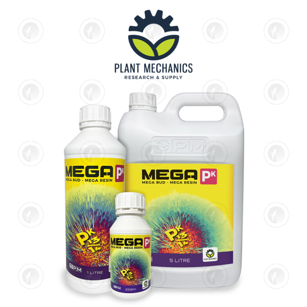 Plant Mechanics Mega PK - 1L / 5L | Flowering Booster – Benchmark Hydroponics