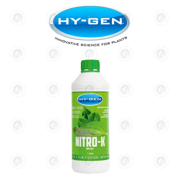 Hy-Gen Nitro-K - 500ML 1L 5L 20L | Nitrogen Potassium Chelated Trace E – Benchmark Hydroponics