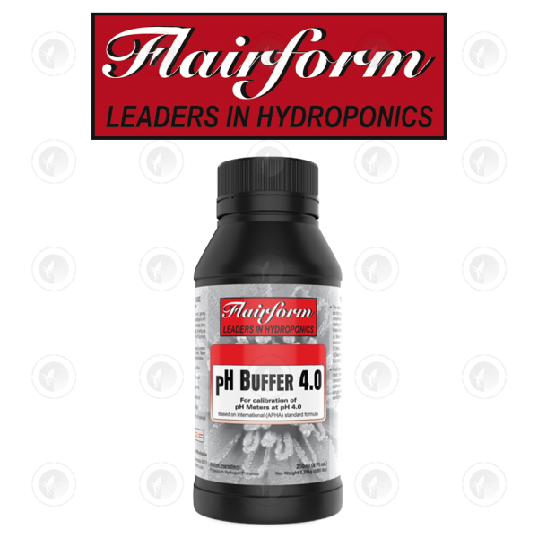 FlairForm - pH Buffer 4.0 | 250ML / 1L | Calibration Solution for pH M – Benchmark Hydroponics