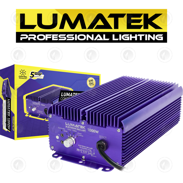 Lumatek Pro Digital Controllable Ballast - 1000W | Dimmable | 240/400V ...