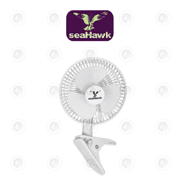 SeaHawk - Clip Mount Fan | 150MM | 2 Speed | 20W | For Grow Tent ...